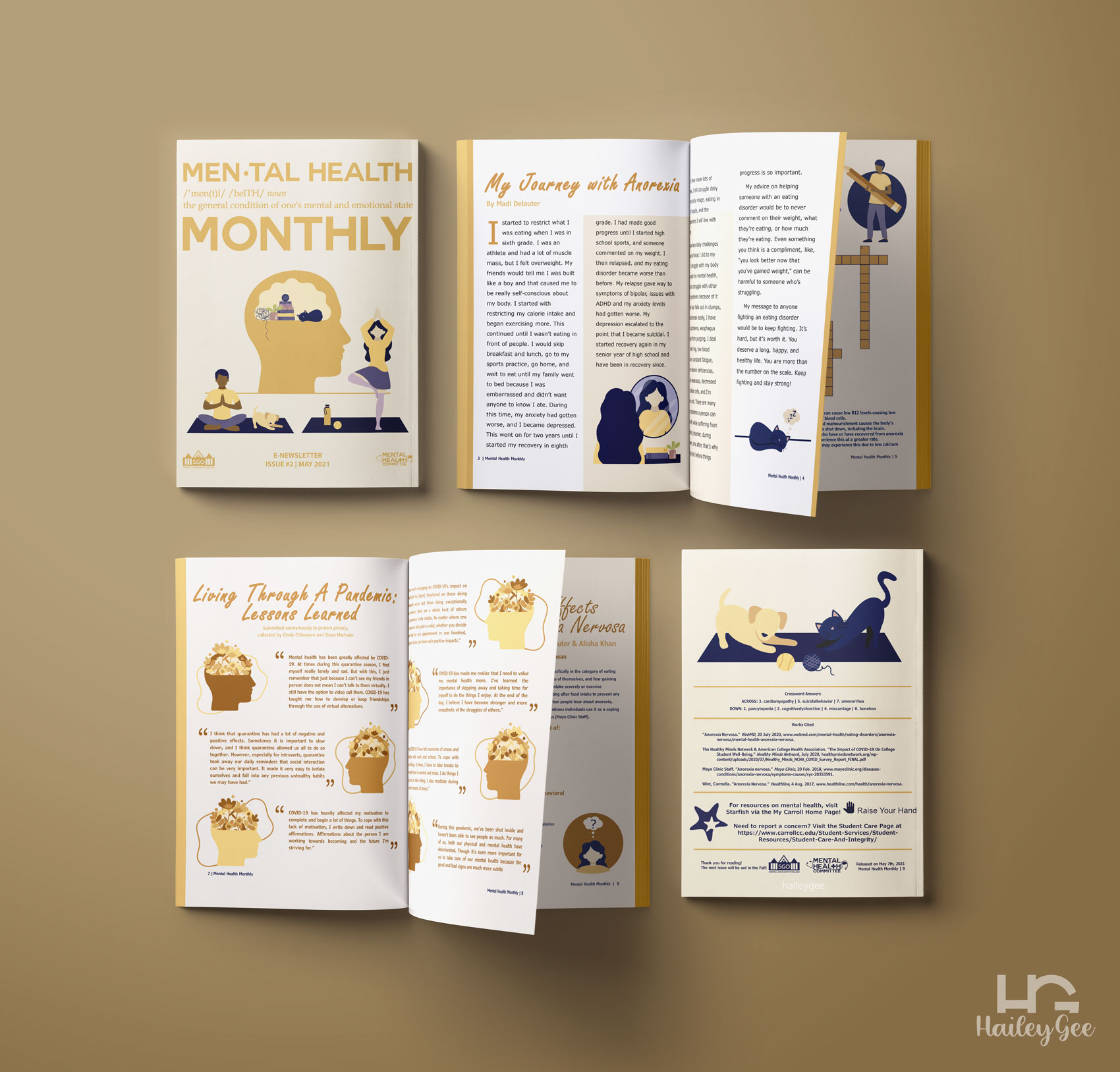 Mental Health Monthly Newsletter – Hailey Gee